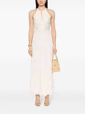 TWINSET Gathered-detail Maxi Dress