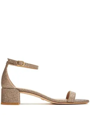 STUART WEITZMAN Nearlynude 35mm Leather Sandals