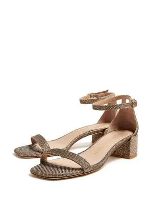 STUART WEITZMAN Nearlynude 35mm Leather Sandals