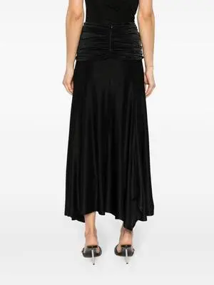 Rabanne Drape-detail Maxi Skirt