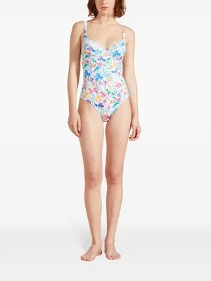 Vilebrequin Leonita Happy Flowers-print Swimsuit