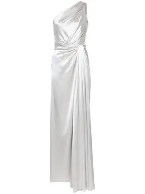 Dolce & Gabbana Off-shoulder Silk Gown