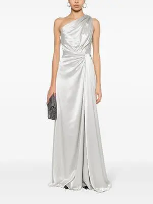 Dolce & Gabbana Off-shoulder Silk Gown