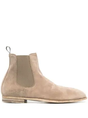 Officine Creative Solitude 004 Suede Chelsea Boots
