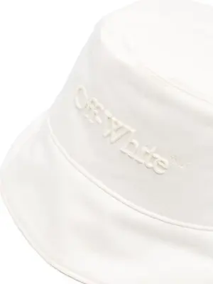 Off-White Drill Bookish Bucket Hat - White