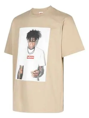 Supreme Nba Youngboy Cotton T-shirt - Neutrals