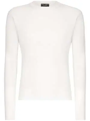 Dolce & Gabbana Ribbed Silk Jumper