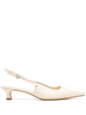AeydĒ Catrina 35mm Leather Pumps - Neutrals