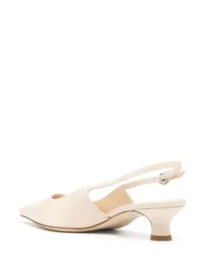 AeydĒ Catrina 35mm Leather Pumps - Neutrals