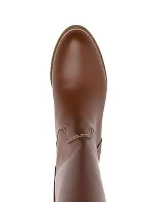 FAY 70mm Leather Boots