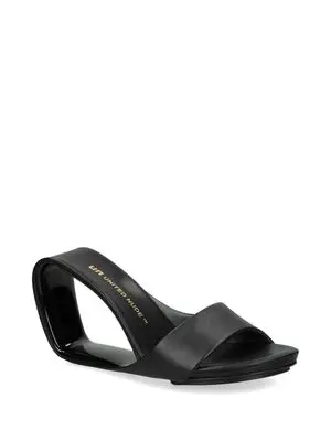 United Nude Mobius 65mm Leather Sandals - Black