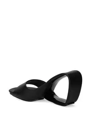 United Nude Mobius 65mm Leather Sandals - Black