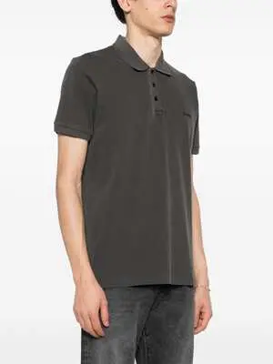 Woolrich Logo-embroidered Polo Shirt - Black