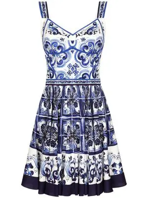 Blue Print Dresses