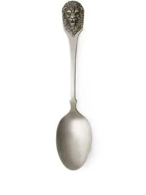 Gucci Lion Head Spoon Set - Silver