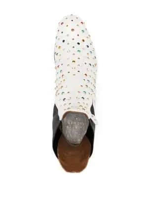 Laurence Dacade Angie 60mm Leather Boots - White