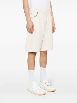 Drole De Monsieur Art De La Table Denim Shorts - Neutrals