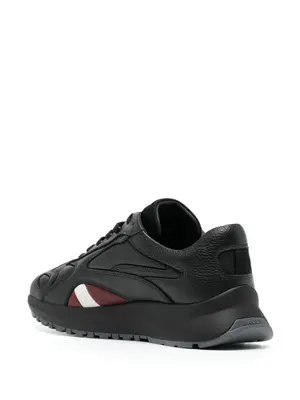 Bally Dewy Leather Sneakers - Black