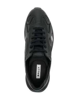 Bally Dewy Leather Sneakers - Black