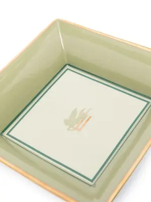 Etro Pegaso-motif Porcelain Tray - Green