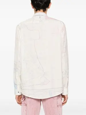 OAMC Map-print Shirt