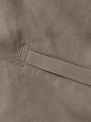Zegna Oasi Linen Bomber Jacket