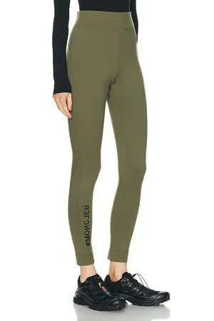 Moncler Leggings In Army