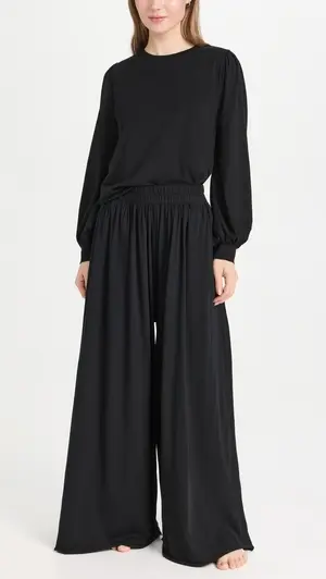 Lunya Pima Wide-leg Pants