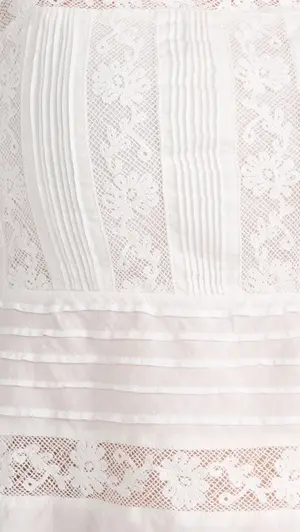 LoveShackFancy Charlieann Camisole - Bright White