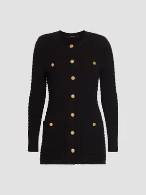 TOCCIN Constance Knit Jacket - Jet
