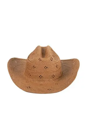 Lack Of Color Desert Raffia Cowboy Hat - Brown