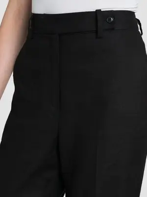 Kiton Wide-leg Linen-blend Pants