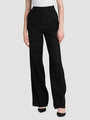 Kiton Wide-leg Linen-blend Pants