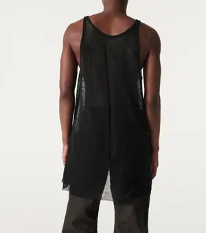 Rick Owens Maglia Virgin Wool Tank Top