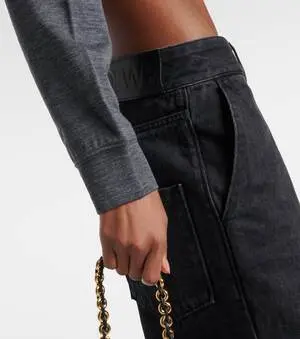 Loewe Tie-detail Cotton Crop Top