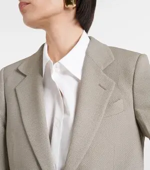 TOD'S Notched Lapel Single-breasted Blazer