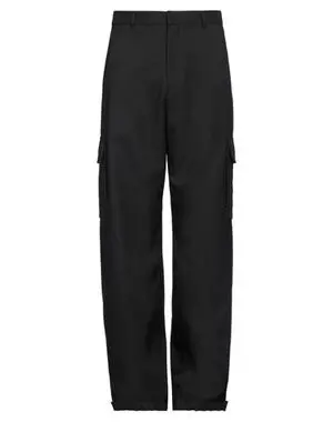 OFF-WHITE™ Wide Leg Cargo Pants - Black