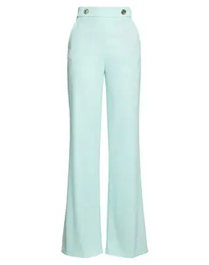 Pinko Wide-leg Crepe Pants - Light Green