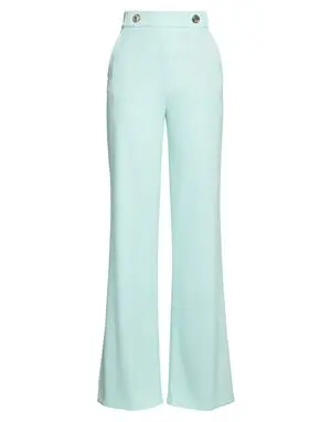 Pinko Wide-leg Crepe Pants - Light Green