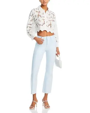 L'Agence Seychelle Lace Shirt - White