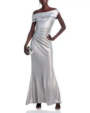 Chiara Boni La Petite Robe Koppany Splendid Gown - Silver
