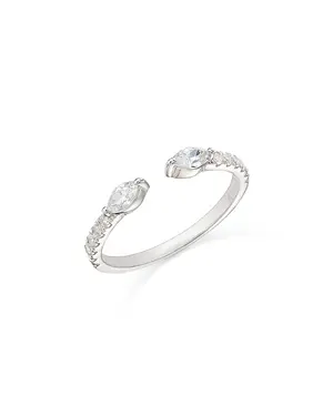 Bloomingdale'S Diamond Open Ring - White