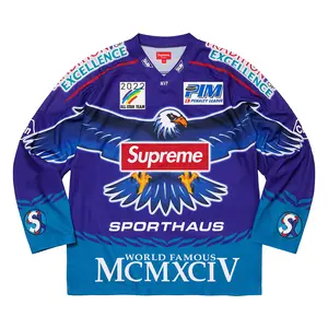 Supreme Eagle Hockey Jersey - Blue