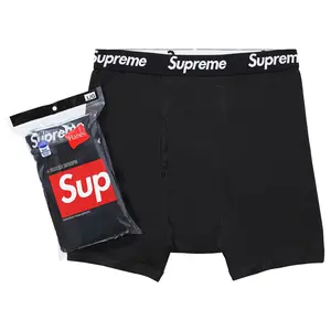 Supreme X Hanes Boxer Briefs - Black