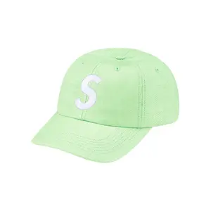 Supreme Raffia S Logo 6-panel Cap - Green