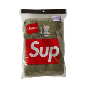 Supreme X Hanes Tagless Tank Tops 'olive