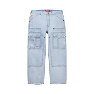 Supreme Double Knee Denim Utility Pant - Blue