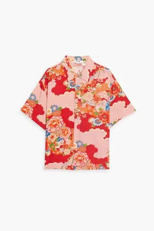 RE/DONE Aloha Floral-print Shirt