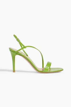 Gianvito Rossi Glossed Sandals For Women