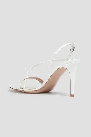 GIANVITO ROSSI Manhattan 85 Slingback Sandals - White